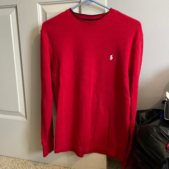 Polo Ralph Lauren | Shirts | Red Polo Ralph Lauren Mens Long Sleeve ...